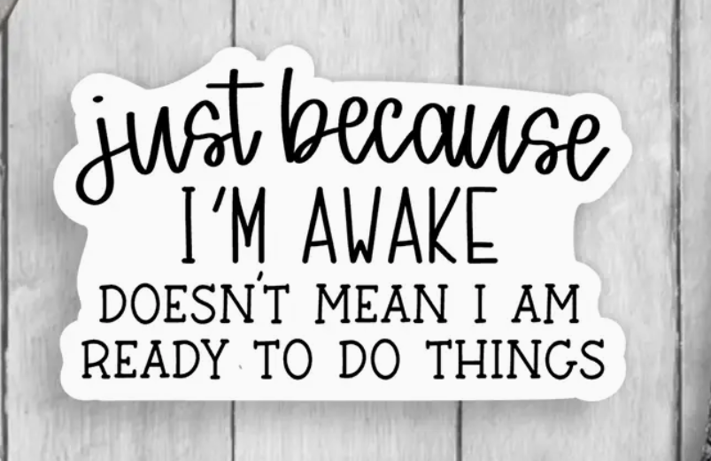 Awake Sticker – Impress Boutique & Printing