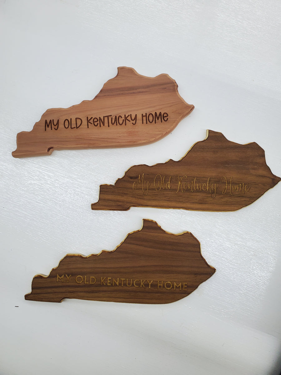 My Old Kentucky Home Wood Cutout - Choose Design – Impress Boutique ...